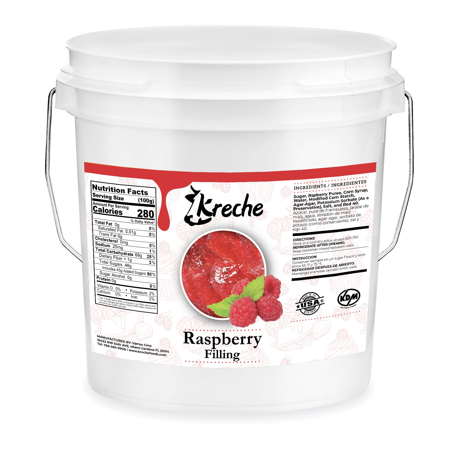 Raspberry filling | Kreche Foods